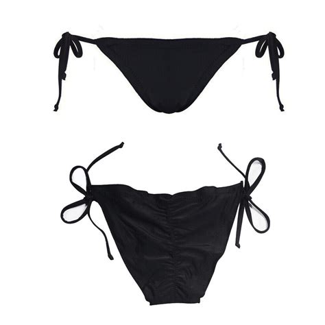 Women Hot Brazilian Cheeky Bikini Bottom Thong Bathing Beach Swimwear G