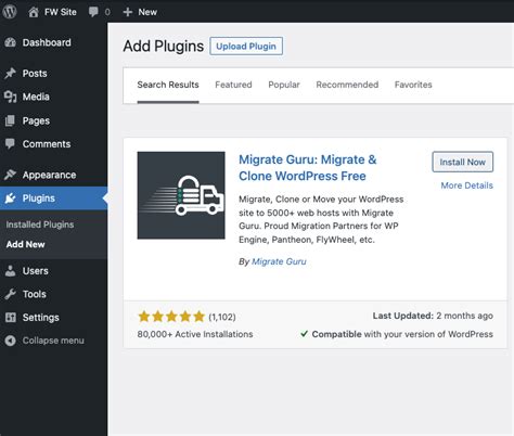 how to migrate wordpress from flywheel to wordify wordify