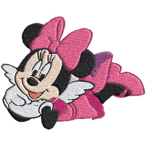 Matriz De Bordado Minnie Deitada