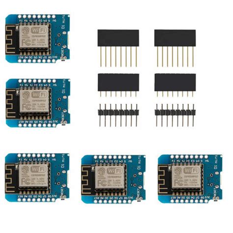 Getuscart Hiletgo 5pcs Mini Esp8266 Esp 12f Mini Nodemcu Lua 4m Bytes