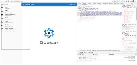 qwindow adds infinite vertical scroll at in quasar projects with