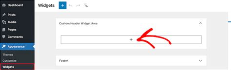 how to add a wordpress widget to your website header 2 ways