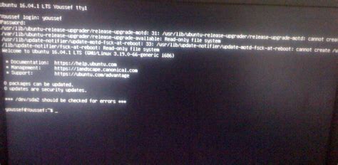 16 04 boot failed failed to start remount root and kernel file