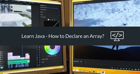 learn java how to declare an array