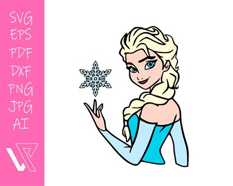 Frozen Elsa Svg Princess Svg Elsa Svg Elsa Cut File Frozen Etsy Porn