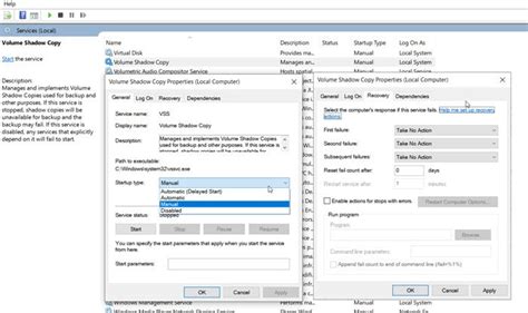 ข้อผิดพลาด volume shadow copy service 0x81000202 หรือ 0x81000203