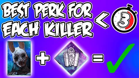 Best Perk To Use For Every Dbd Killer In 2022 Explained Fast [dead