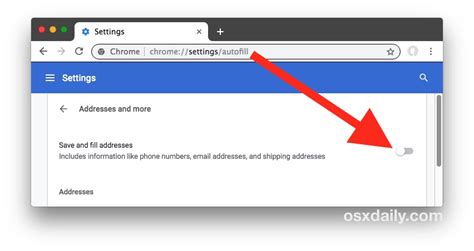 how to delete specific chrome autofill suggestions