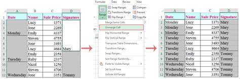 how to quickly merge adjacent rows with same data in excel