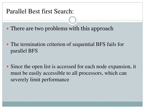 ppt parallel search algorithm powerpoint presentation free download