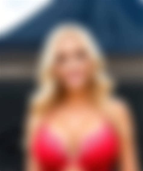 Sexy Blonde Girl With Hot Red Bikini Front Volcano By Creativision1 On