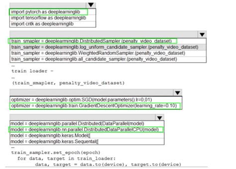 how should you complete the code segment exam4training