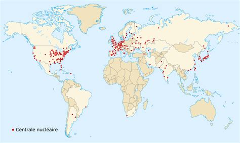 Mapa De Las Centrales Nucleares En Todo El Mundo La Electricidad Y La