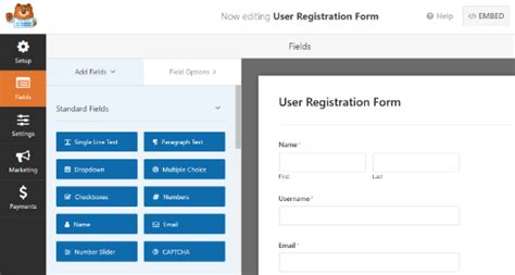 how to create a custom user registration form in wordpress