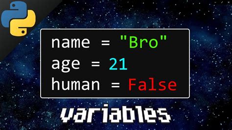 python variables youtube