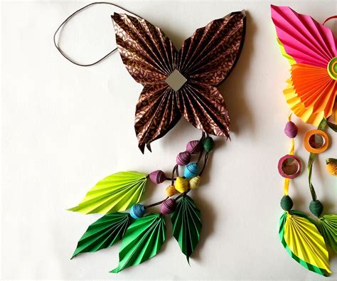 Diy How To Make Origami Paper Butterfly Dangler The Art Of Paper
