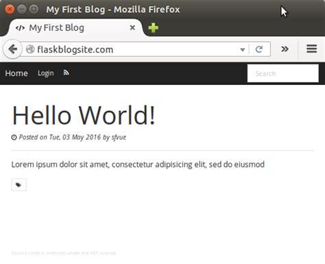 flask blog app with mongodb on ubuntu 14 part 2 local