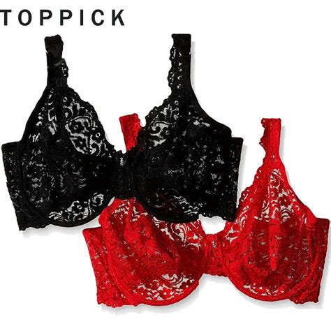 Bralette Plus Size Push Up Bra Sexy Embroidery Lace Bras Intimate