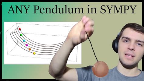pendulum motion in python youtube