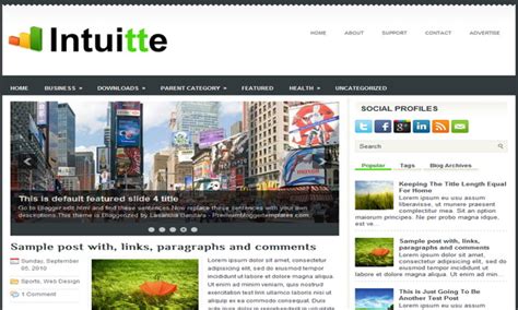 premium blogger blogspot templates ~ lost empire