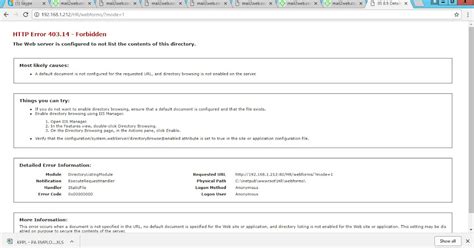 support certify [closed] error 403 14 forbidden the web server