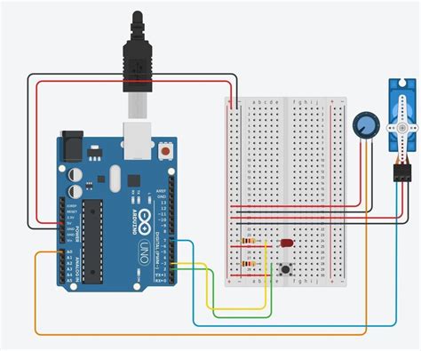 Memory Button For Potentiometer Servo Setup On Arduino Motion Memory