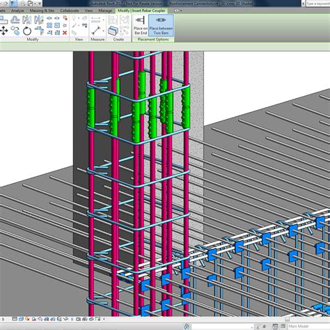 reinforcement connectors in revit 2017 bim and beam