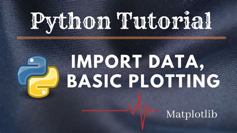 how to import experimental data and plot in python youtube