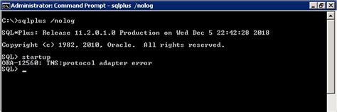 oracle how can i solve ora 12560 tns protocol adaptor error itecnote