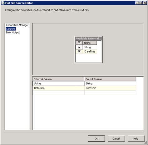 ssis how to convert a timestamp in string format to datetime data