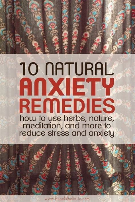 10 Natural Anxiety Remedies That You Can Do At Home Artofit
