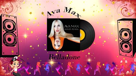 Belladonna Ava Max French Lyrics Youtube