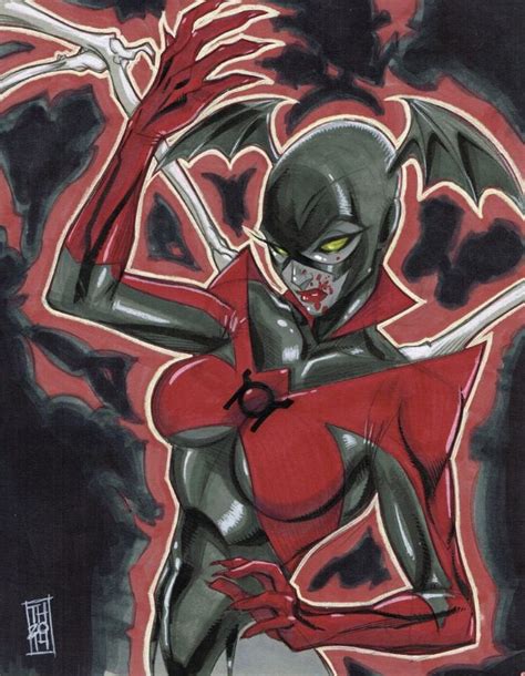 Bleez By Tom Hodges Green Lantern Corps Red Lantern Corps Human