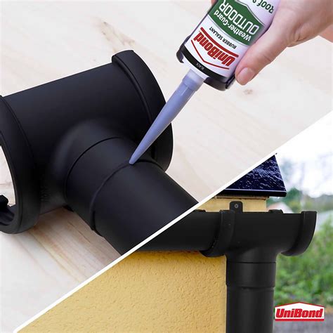 Unibond Roof And Gutter Sealant Cartridge Black Homebase