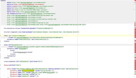 java configure spring xml configuration namespaces to avoid idea