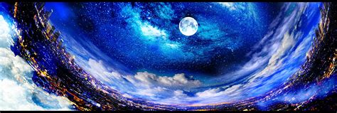 배경 화면 도시 풍경 은하 행성 공간 지구 달 분위기 우주 대기권 밖 천체 2675x900 Maharaj