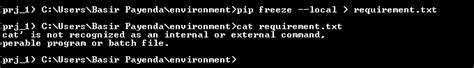 python pip freeze local stack overflow