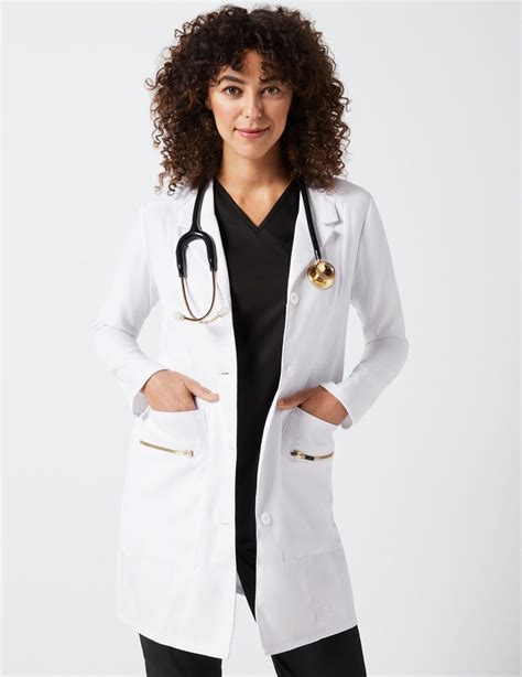 Signature Lab Coat In White Lab Coats By Jaanuu Medical Outfit Lab