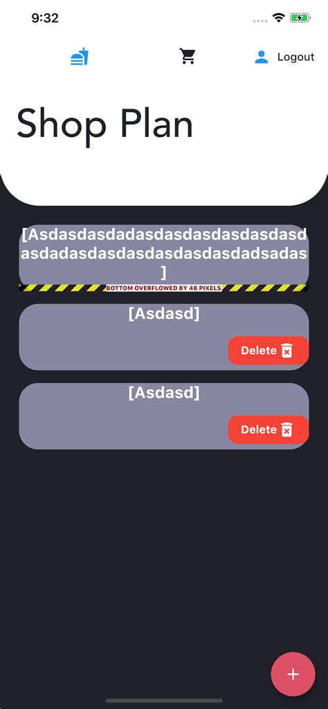 dart flutter overflow issue with column stack overflow