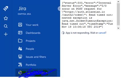 getting read timed out exception using spring boot connect app jira