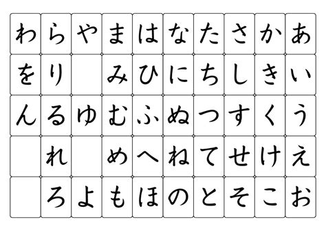 ひらがな学習表のフリーダウンロード画像｜ii あいうえお 練習 あいうえお表 学習