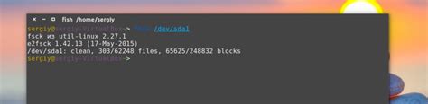 Ошибка dev sda2 clean files blocks при загрузке losst