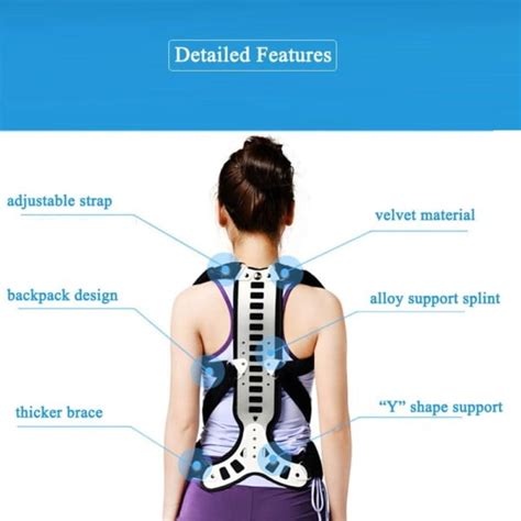 Posture Corrector For Hunched Back Kyphosis And Vertebral Compression