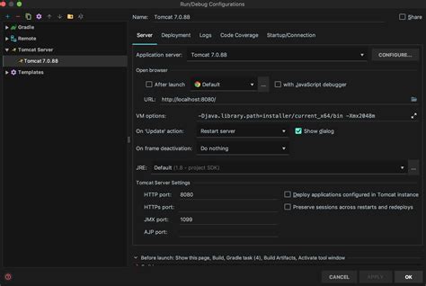intellij idea tomcat error syntax error near