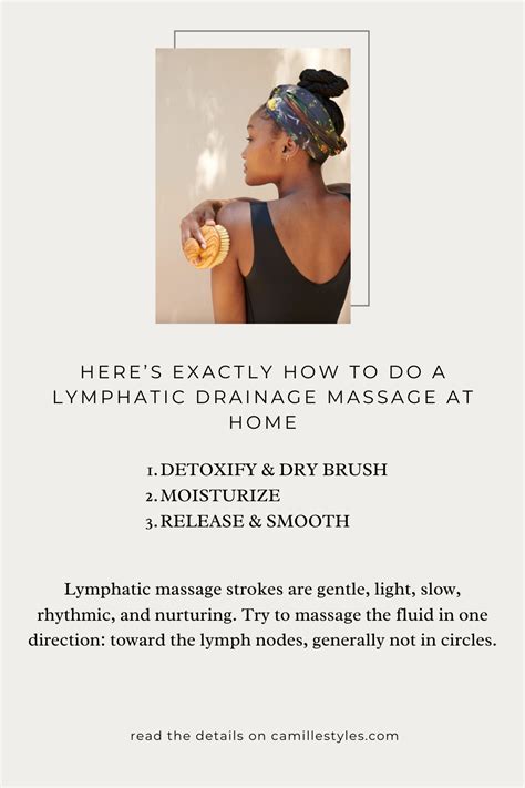 Lymphatic Drainage Benefits How To Self Massage Artofit