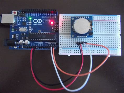 tiny rtc ds1307 real time clock module and an arduino