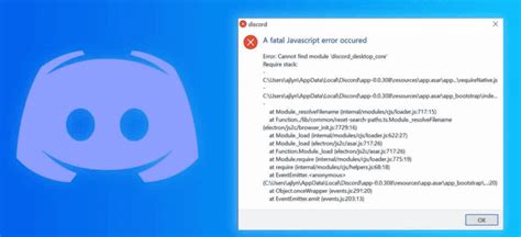 discord javascript error all available fixes thelostgamer