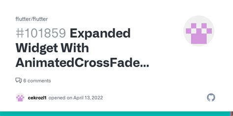 expanded widget with animatedcrossfade does not take up all the