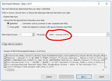 unicode utf 8 characters chinese characters barcodes etc and csv