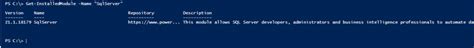 create sql server database with powershell
